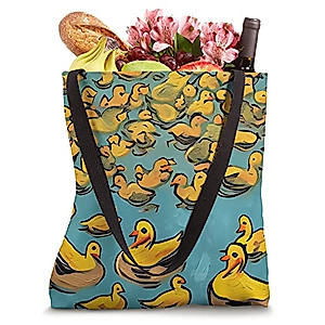 Unique Impressionist ducks Tote Bag