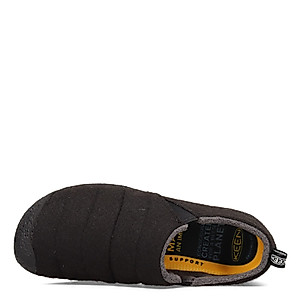 KEEN Men's Howser 2 Casual Comfortable Durable Slippers, Black Felt/Black, 12