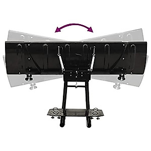 vidaXL Snow Plough for ATV 59.1"x15" Black