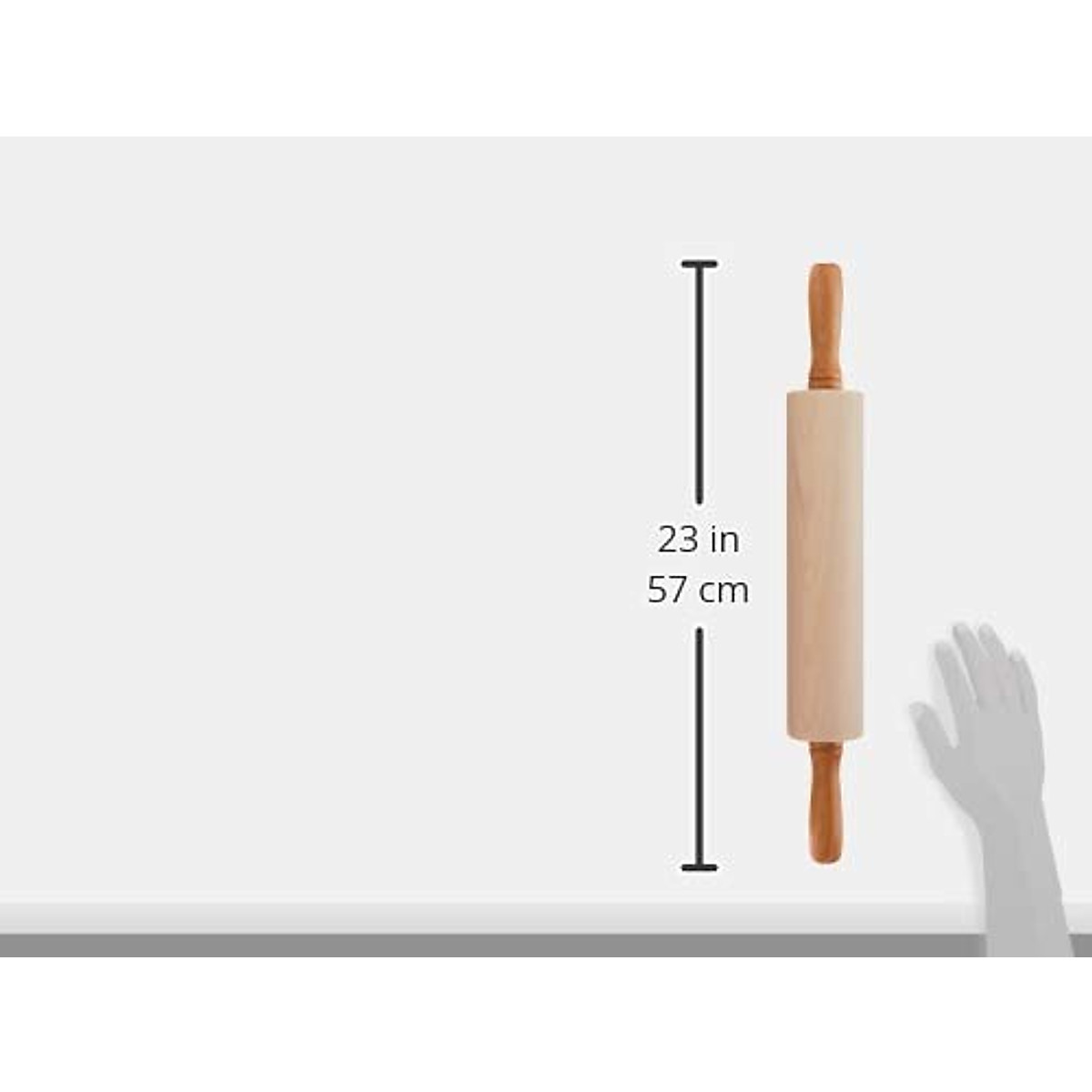 J.K. Adams 12-Inch-by-2-3/4-Inch Maple Wood Medium Gourmet Rolling Pin