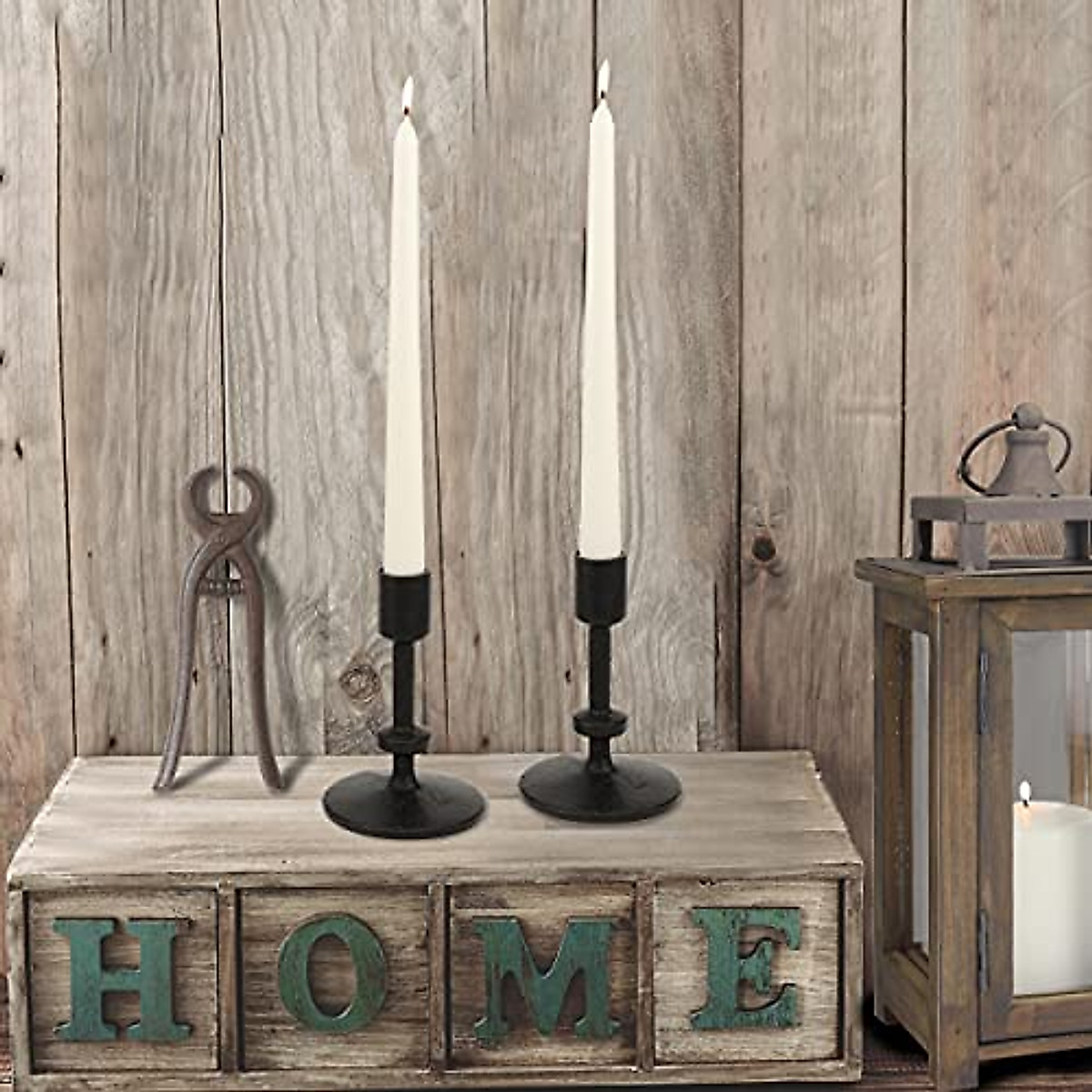 Stonebriar Tall 10" Unscented Dripless 10 Pack Taper Candles