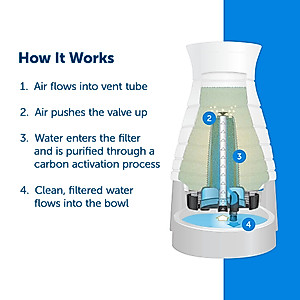PetSafe Healthy Pet Water Filter, for Healthy Pet Water Station for Dogs and Cats