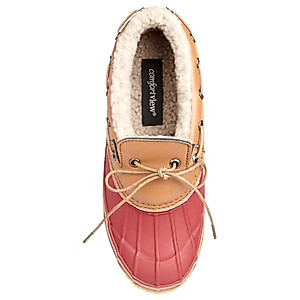 Comfortview Women's Wide Width The Storm Waterproof Slip-On Sneaker - 8 1/2 W, Black