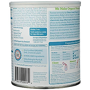 Baby's Only Toddler Formula, Lactose Relief, Organic, 12.7-Ounce Can