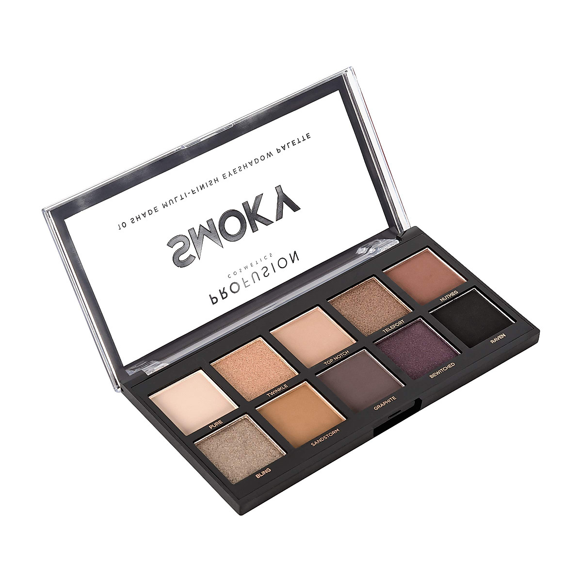 Profusion Cosmetics 10 Shade Eyeshadow Palette - High Pigmented Multi-Finish Colors, Vegan & Cruelty-Free, Create Stunning Looks On-the-Go - Travel-Friendly & Versatile Makeup, Smoky
