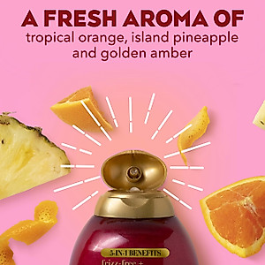 OGX Frizz-Free + Keratin Smoothing Oil Shampoo, 25.4 fl oz