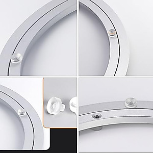 SinSed Aluminium Turntable Bearing,Lazy Susan Bearing Aluminum Turntable Ball Bearing for Dining-Table and Workbench