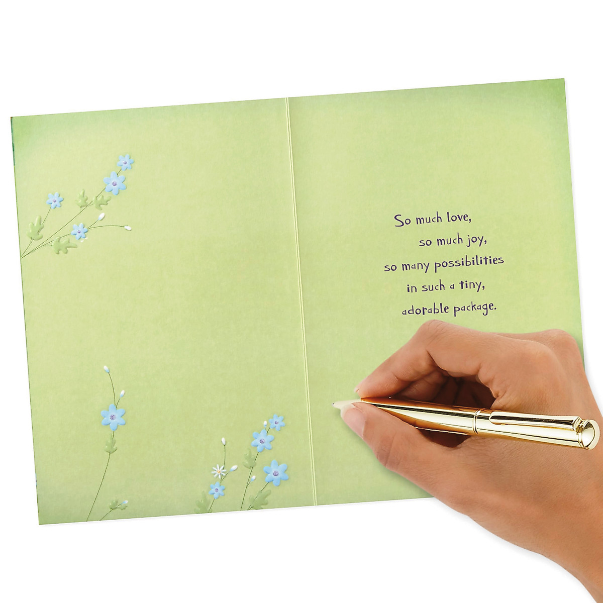 Hallmark Baby Shower Card (Animals in the Woods)