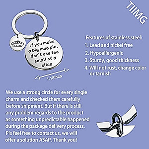 ITYSL Inspired Keychain Netflix Show Gift Comedy Lover Gift TV Show Fans Gift (make a big mud pie)