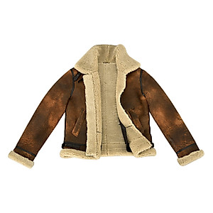 Men's RAF Aviator B3 Sheepskin Flying Vintage 100% Genuine Sheepskin Pilot Jacket Reagan, Beige Taba / Copper, 3X-Large