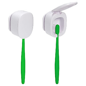 Toothbrush Holder Sanitizer with Toothbrushes Clean Function and Power-Saving U V Light Exposure, Travel Toothbrush Case with Magnetic Holder Wall Mount, Rechargeable Toothbrush Sterilizer