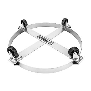 Pentagon 83-DT5493 Tool | Heavy Duty | 55-Gallon Drum Dolly | Single | Silver