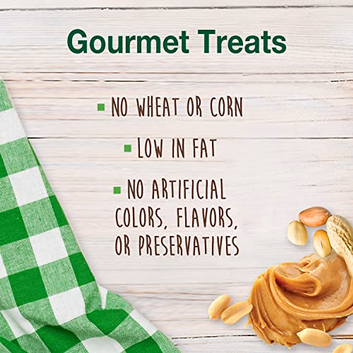 Nylabone Healthy Edibles Chewy Bites Dog Training Treats Peanut Butter 6 oz.