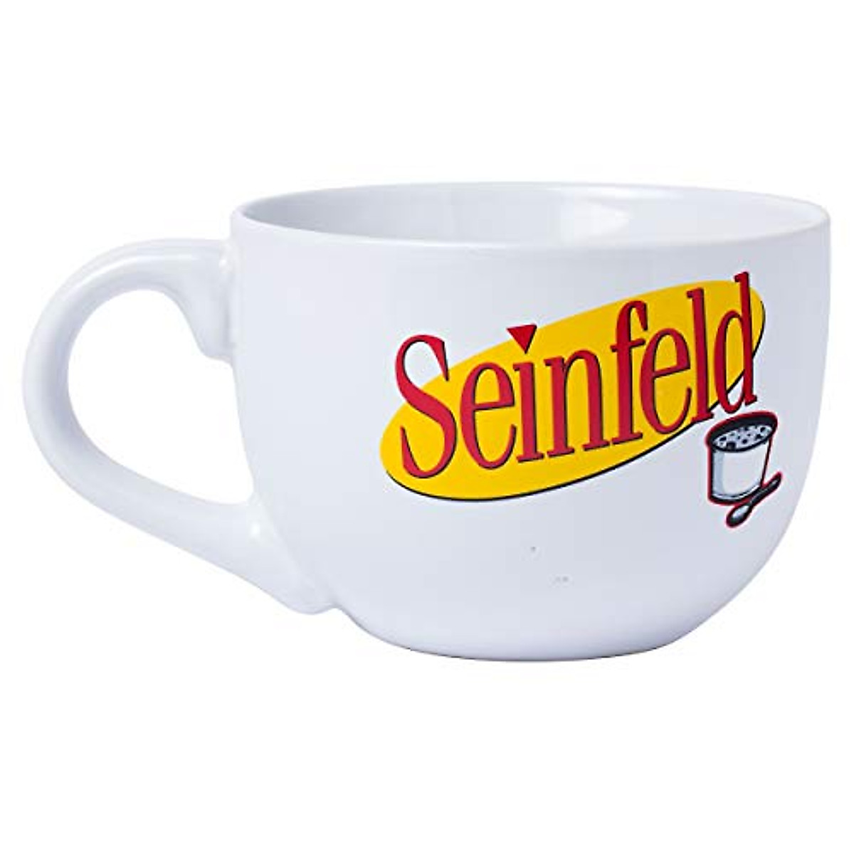 Silver Buffalo Seinfeld No Soup For You Ceramic Soup Mug, 24 Ounces