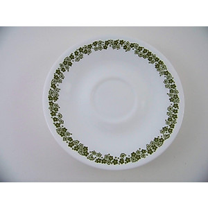 Corelle saucer plate set of FOUR. Pattern: Crazy Daisy (AKA: Spring Blossom)