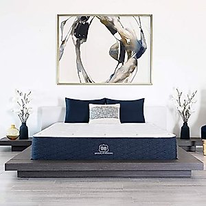 Brooklyn Bedding Signature 11" Hybrid Mattress with Pressure Relieving Foam, Twin Medium