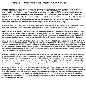 Complex Brazilian Keratin Blowout Hair Treatment 120ml Professional Results Straightens and Smooths Hair (KT 120ml (Keratin Treatment only)) Queratina Keratina Brasilera Tratamiento (VALUE KIT II)