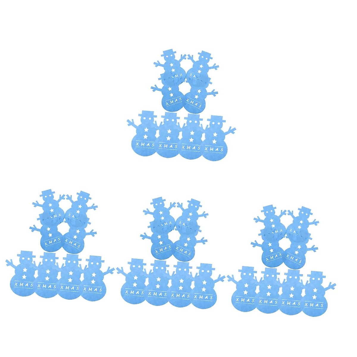 NOLITOY 32 Pcs Utensil Holder for Party New Year Cutlery Holder Silverware Holder for Party Xmas Silverware Holder Utensil Holders Utensil Pouch Blue Felt Cutlery Set Tableware Felt Cloth