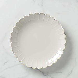 Lenox French Perle Scallop Platter, 3.75 LB, 0