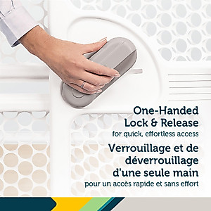 Safety 1st Pressure Mount Easy Fit Security Gate, Fits Spaces between 28" and 40" Taupe