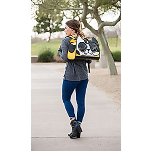 Primetime Petz Catysmile Backpack Cat Carrier, Yellow, One Size
