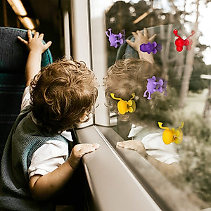 ZEIZRWK Suction Toys, 36PCS Kids Suction Cup Toys Silicone Building Blocks with Eggshell Storage,Suction Bath Toys for 3 4 5 6 7 8 Year Old Boy Girls