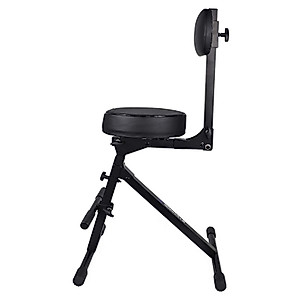 Rockville RDS42 Portable DJ/Guitar/Drum/Keyboard Padded Throne/Chair Adjustable