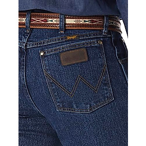 Wrangler Men's Premium Performance Advanced Comfort Cowboy Cut Reg Jean, Mid Stone, 44W x 32L