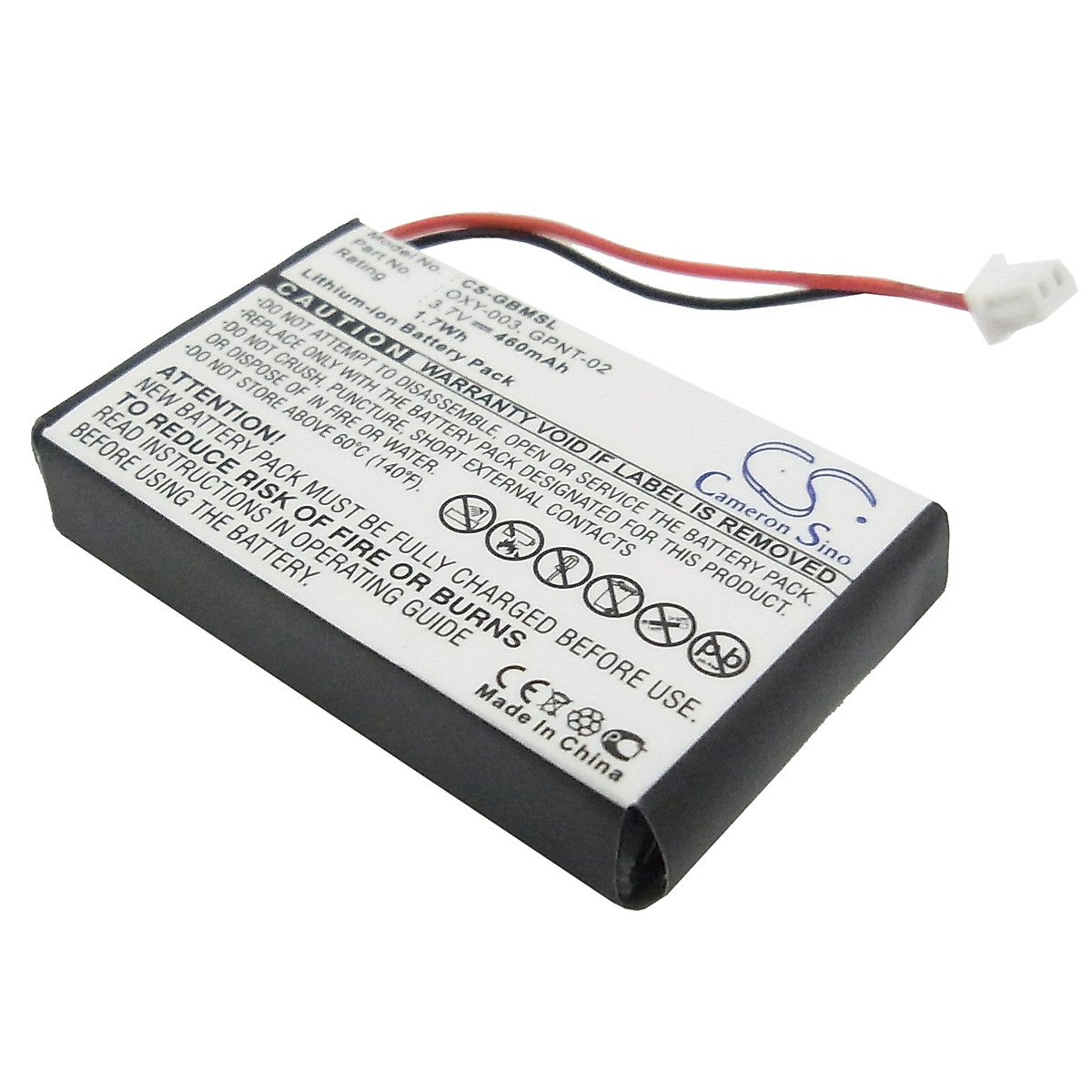 Zenander 3.7V OXY-003 GPNT-02 Battery Replacement for NIN Game Boy Micro OXY-001