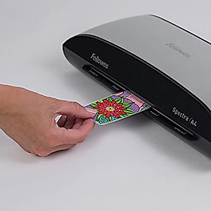 Fellowes 52058 Laminating Pouch, 10Mil, 2 1/4 X 3 3/4, Business Card Size, 100/Pack