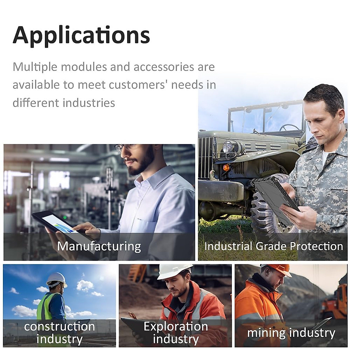 SunKol 10.1" IP67 Rugged Tablet (N5100 8GB+256GB) Windows 11 Pro ...