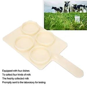 Milk Sampling Tray, HL-MP47B ABS Milk Collection Sampling Tray Cattle Farm Laboratory Mastitis Test Board for Animal Husbandry Supplies