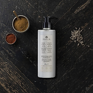 Prija Protective Hair Conditioner with Green Walnut Extract (12.84 fl oz) - For all Hair Types - Vegan Friendly - Dermatologically Tested - Made with 100% Recycled Bottle