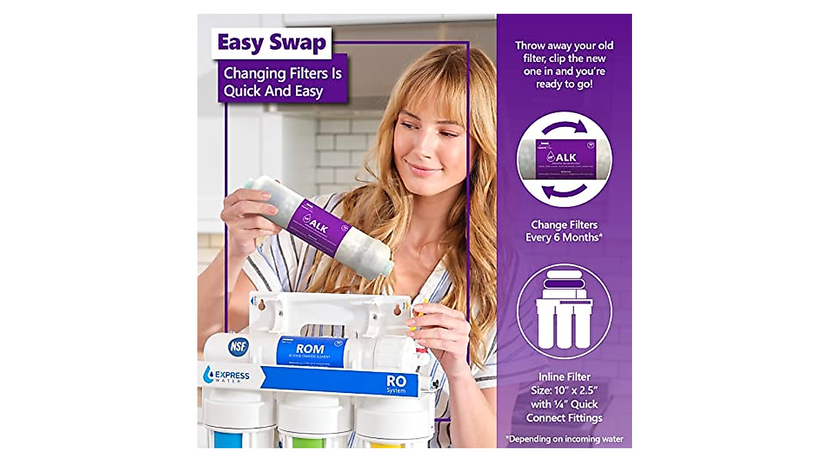 Express Water 2 Pack Alkaline Filter – pH Boost & Minerals