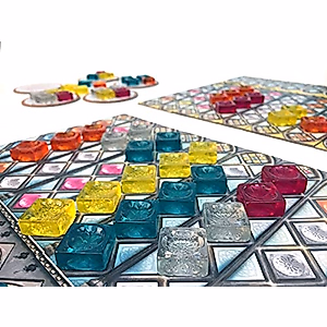 Azul Stained Glass of Sintra Board Game EXPANSION - Craft Colorful Window Panes. Tile-Placement Strategy Game for Kids and Adults, Ages 8+, 2-4 Players, 30-45 Minute Playtime, Made by Plan B Games