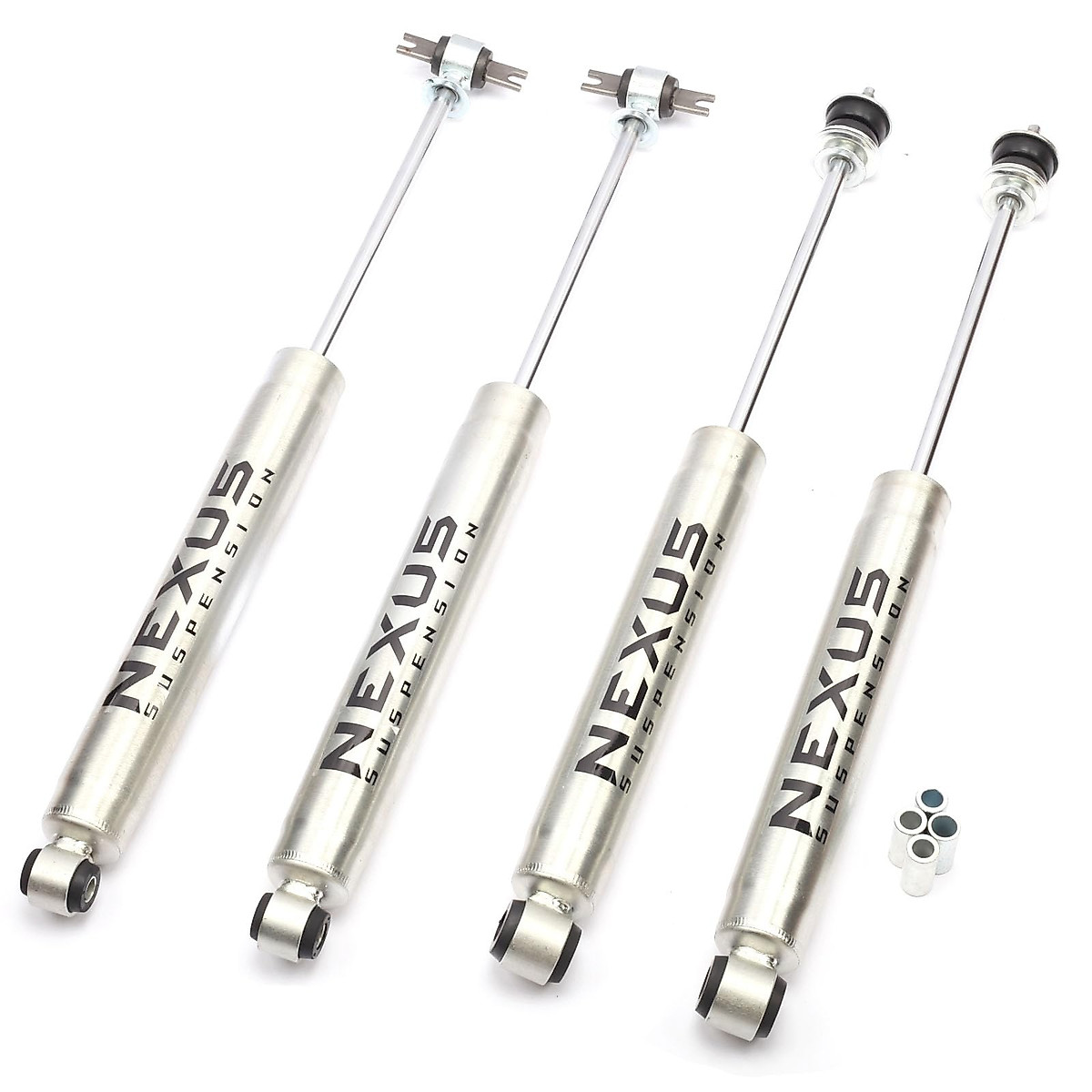 NEXUS SUSPENSION Front& Rear Shock Absorber For 2.5-4" Lift Jeep Wrangler JK 4/2 Door 2007-2018 Four Shocks Zinc Plated Coating