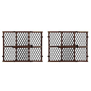 Position & Lock Baby Gate, Pressure-Mounted, Farmhouse Collection (Pack of 2)