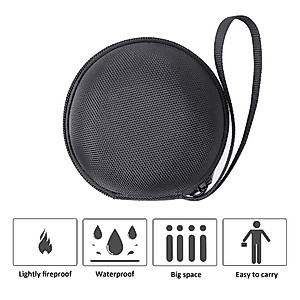 Khanka Hard Travel Case Replacement for UCOMX Nano Magnetic 2 in 1 Wireless Charger, Wireless Folding Charging Station, Case Only (Black)