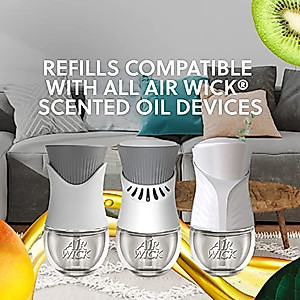Air Wick Plug in Scented Oil Refill, 7 ct, Peach & Sweet Nectar, Air Freshener, Essential Oils