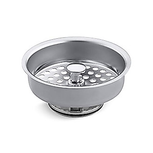 KOHLER 48694 K8803-CP K803-CP Duostrainer Basket Strainer, Polished Chrome