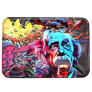 Metal Serving Tray-Elegant Metal Serving Tray-7.1 x 4.7 x 0.6-inch Large Serving Platter with Pattern Print Materials and Durable Design
