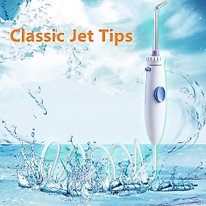 Flosser Replacement Tips for Waterpik Water Flosser, High-Pressure Jet Tips, Flosser Refill Replacement Heads, Compatible with Waterpik Oral Irrigator and Dental Flossers, Orthodontic Tips 4 Packs