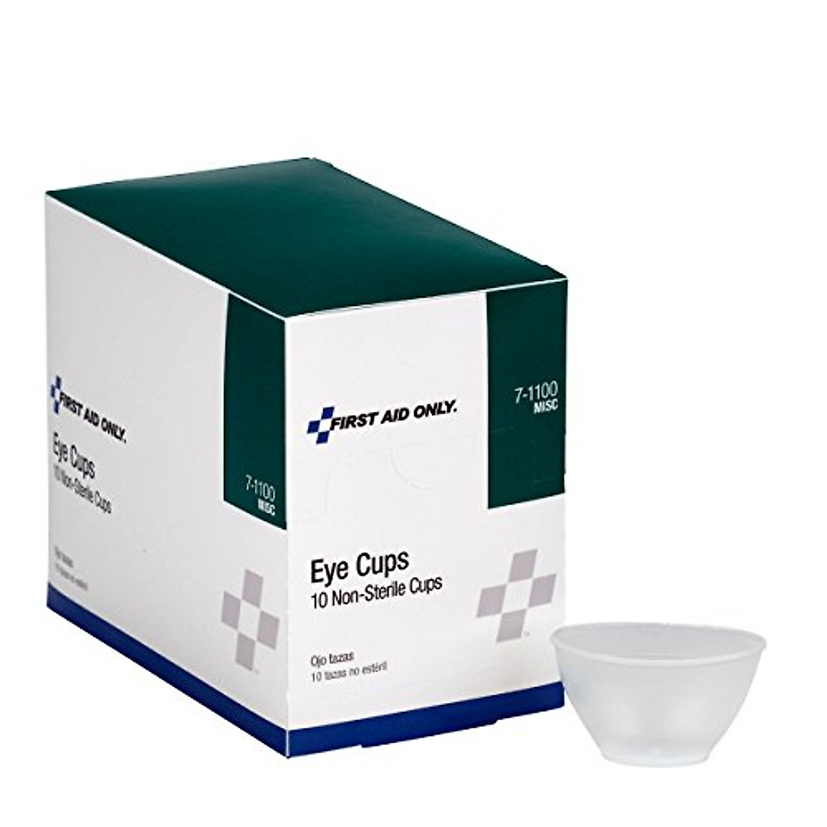 First Aid Only 7-110 Non Sterile Eye Cups, 10 Pack