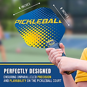 Ultimate Youth Pickleball Set with Net, Paddles, and Balls - Start Playing Pickleball Today with This Complete Junior Kit for Boys and Girls Ages 5 to 12