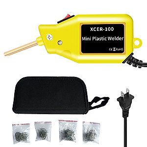 Aumotop New Version 100W Hot Stapler,Plastic Welding Machine Car Bumper Repair Kit Plastic Welder Pro Kit, Plastic Welding Machine Car Bumper Repair Kit Flat/Outside Corner/Inside Corner/Wave Staples