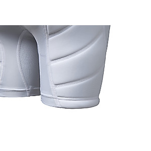 CHAMPRO Womens Fastpitch Softball Compression Windmill Sliding Short - Polyester Spandex, White, Small US