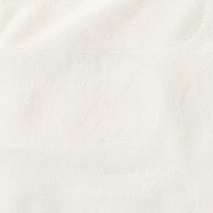 Beautyrest Foot Pocket Soft Microlight Plush Electric Blanket Heated Throw Wrap with Auto Shutoff, 50 x 62 in, Ivory