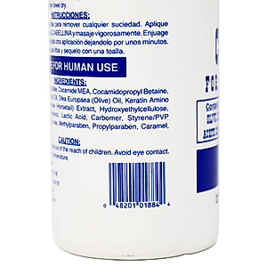 Cabellina Shampoo Del Caballo, with Horsetail Plant Extract, Provides Volume and Shine to your hair, 32 FL Oz, Bottle