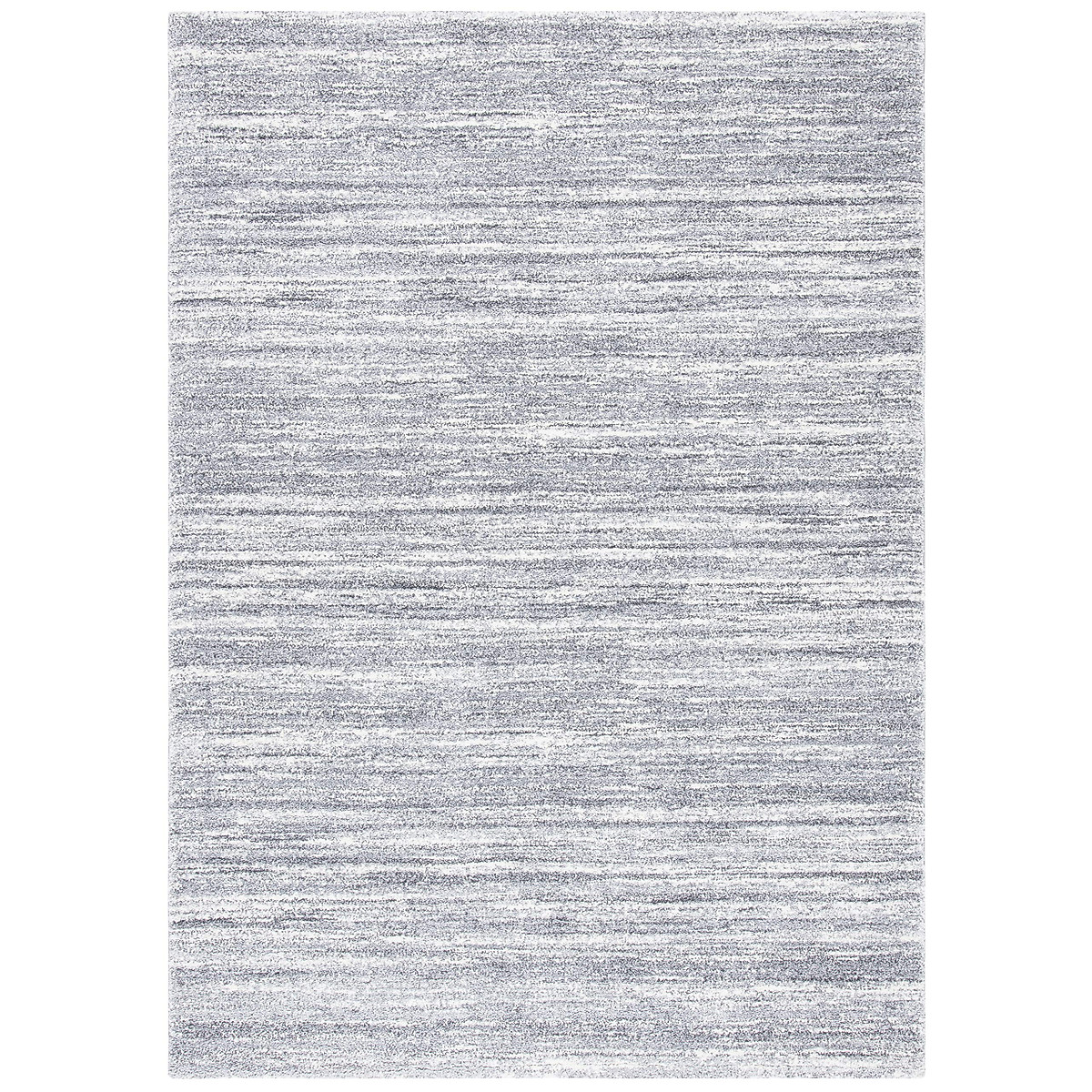 SAFAVIEH Cyrus Shag Collection 8' x 10' Grey/Ivory CYR128F Modern Abstract Non-Shedding Living Room Bedroom Dining Room Entryway Plush 0.8-inch Thick Area Rug