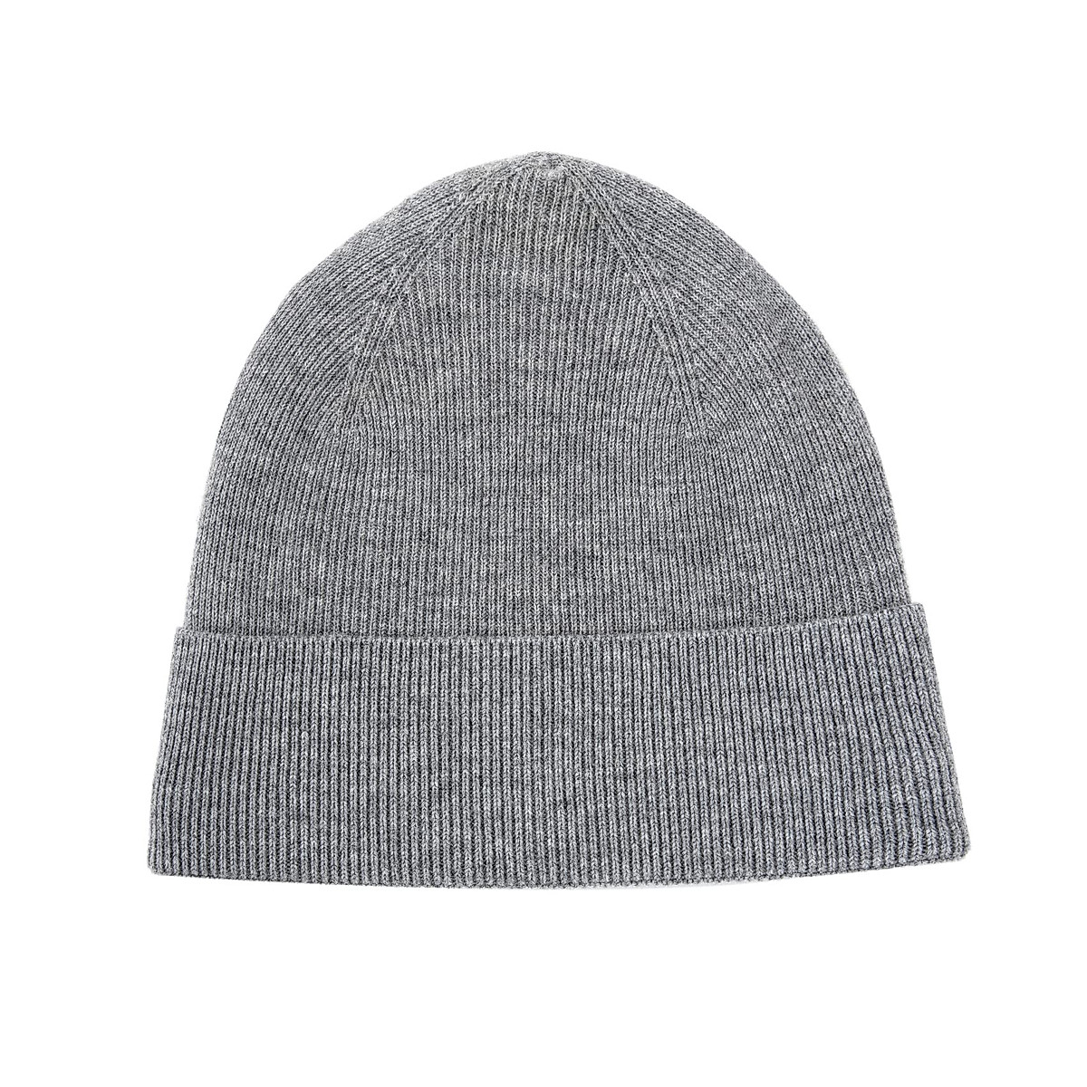 Lallier 100% Merino Wool Beanie for Men and Women, Pure Wool Ribbed Knit Warm Winter Hat with Gift Box (Light Gray)